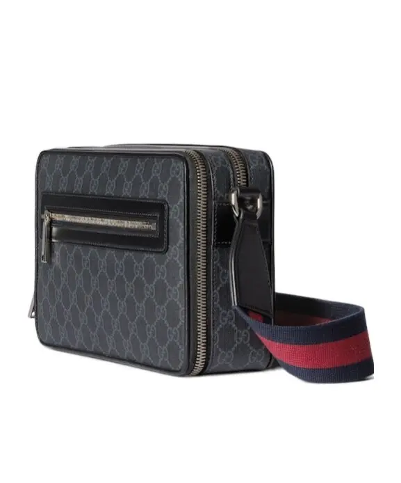 Gucci Medium Gg Crossbody Bag - Black