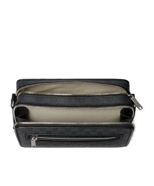 Gucci Medium Gg Crossbody Bag - Black