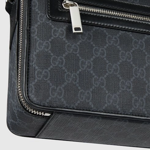 Gucci Medium Gg Crossbody Bag - Black