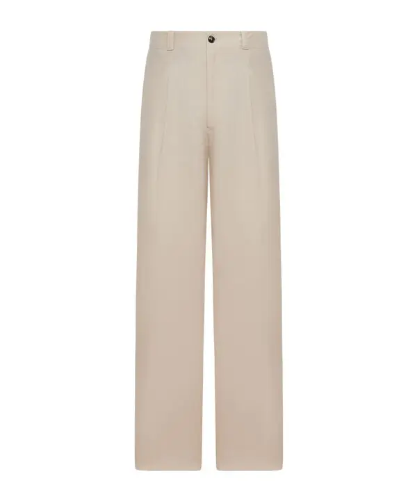 Giorgio Armani Pleated Trousers - Nude