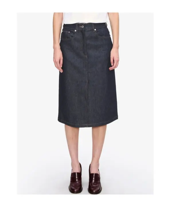 A.p.c. Lizzie Denim Midi Skirt