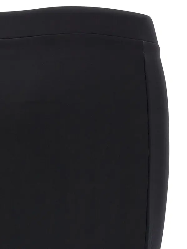 Off-White Midi Skirt With Logo