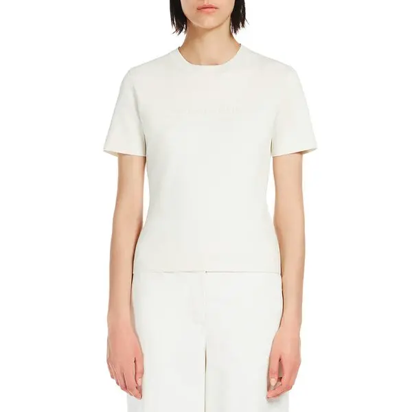 Max Mara Crewneck Short-sleeved T-shirt - No