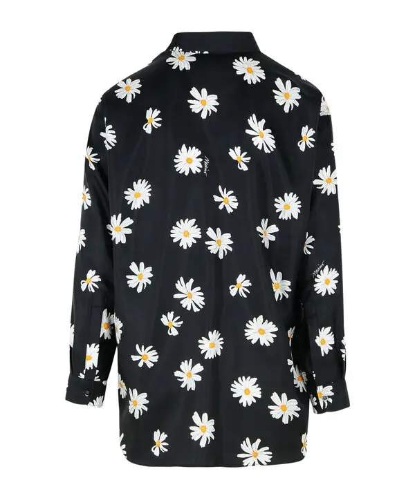 Moschino Floral Printed Long-sleeved Shirt