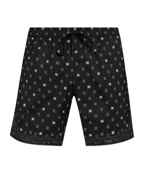 Amiri Ma Paisley Swim Shorts - Black