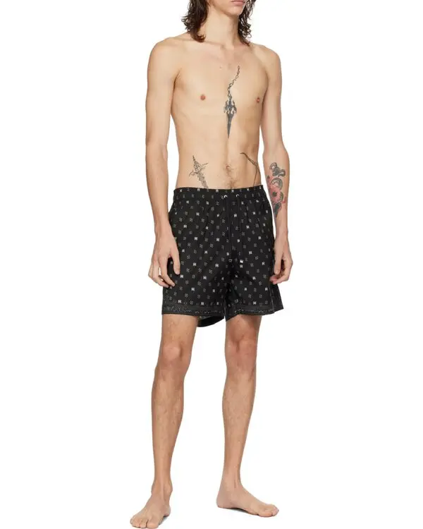 Amiri Ma Paisley Swim Shorts - Black
