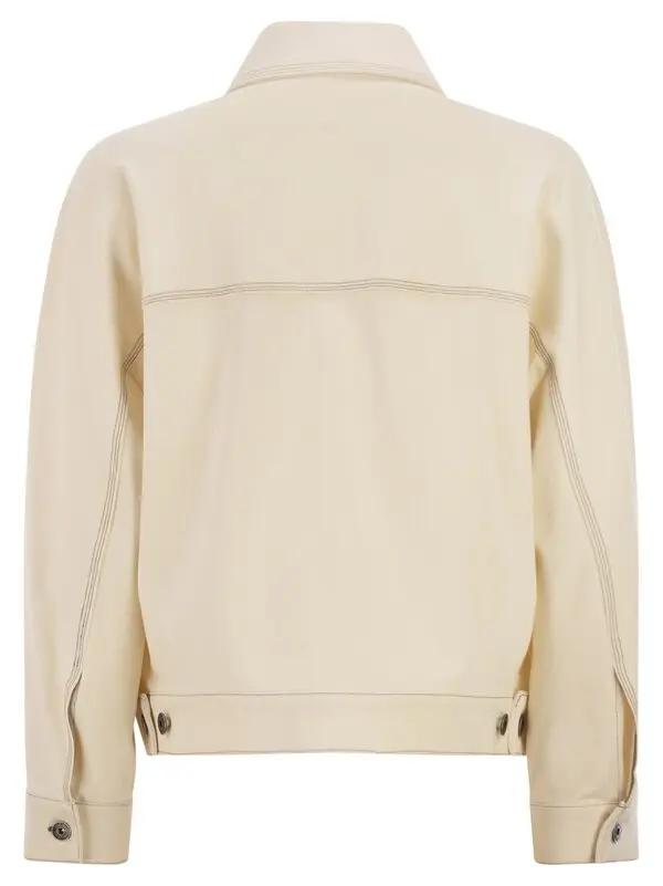 Max Mara Nettare Denim Jacket - Nude