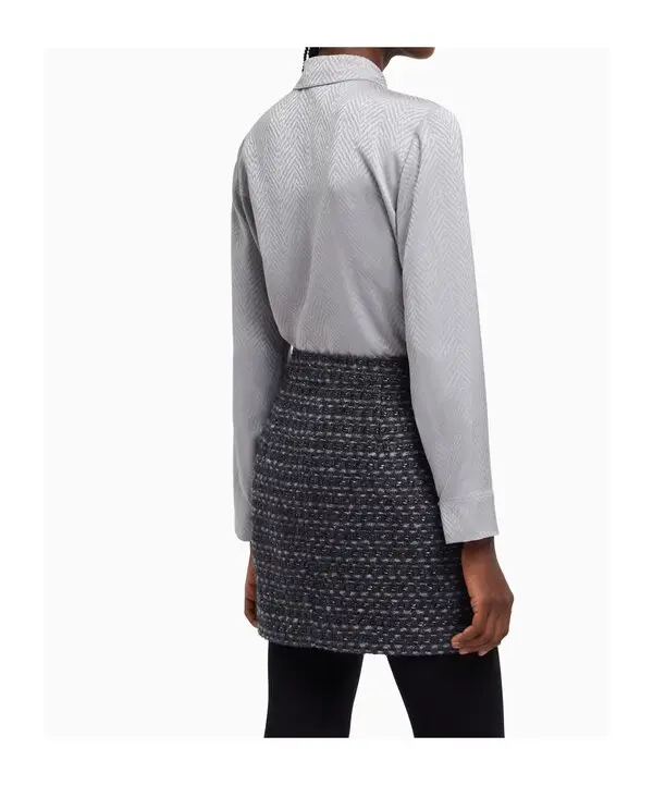 Emporio Armani Tweed Mini Skirt