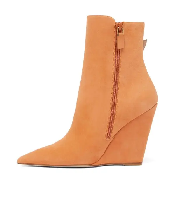 STUART WEITZMAN Wedge-heeled Pointed Toe Boots