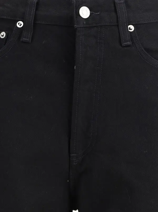AGOLDE Luna Pieced High-waisted Jeans - Black