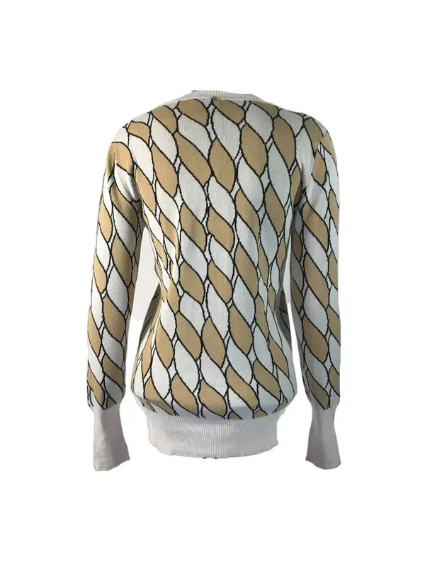 Max Mara Geometric Print Sweater