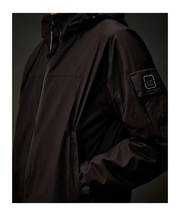 C.P. COMPANY Logo Patch Hooded Jacket