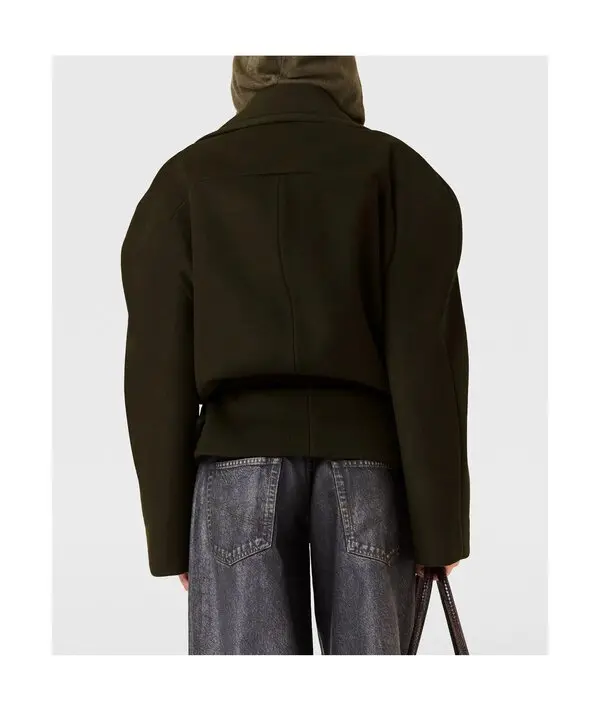 Stella McCartney Cropped Belted Trench Jacket