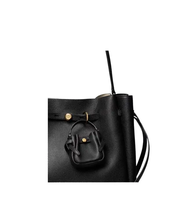 Tory Burch Romy Bucket Bag Charm - Black