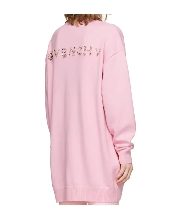 Givenchy Embroidered Studded Wool-cashmere Cardigan