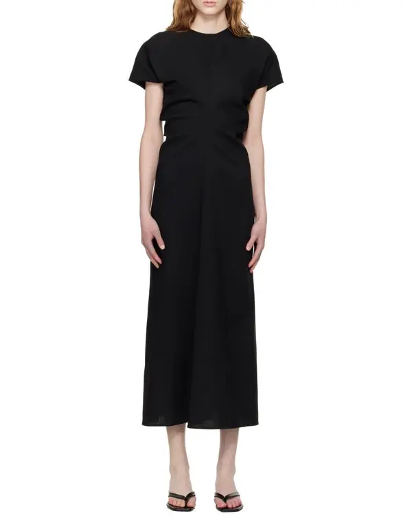 TOTEME Crewneck Dress With Slouched Waist