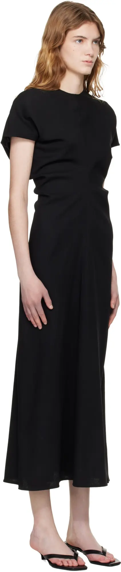 TOTEME Crewneck Dress With Slouched Waist