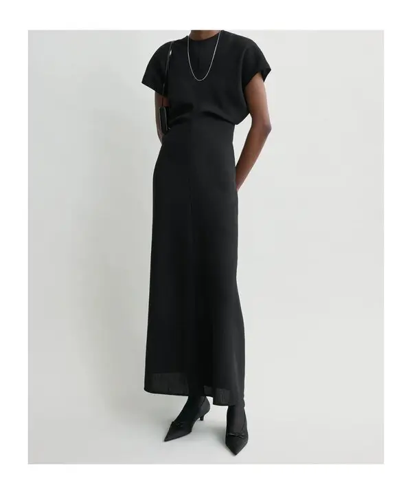 TOTEME Crewneck Dress With Slouched Waist