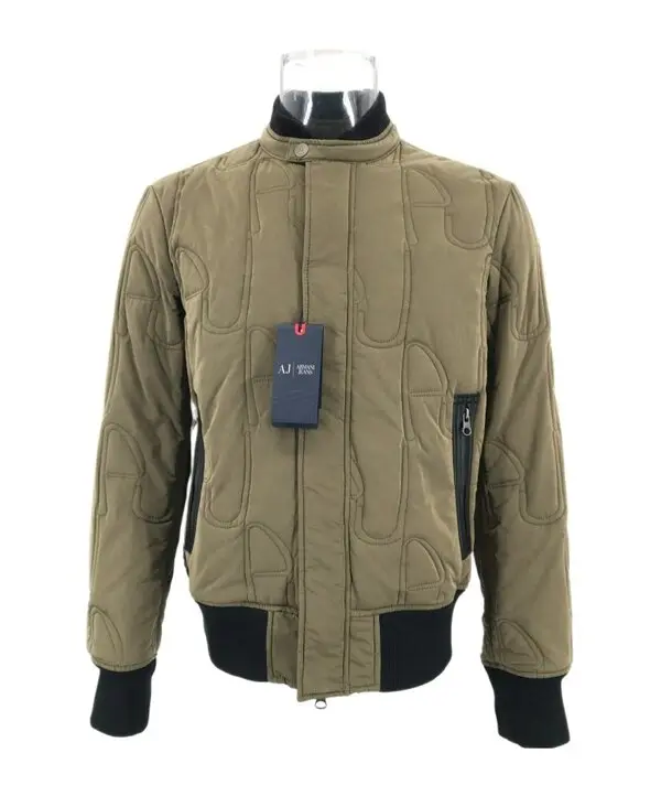 Emporio Armani Long-sleeved Quilted Casual Jacket - Multicolor