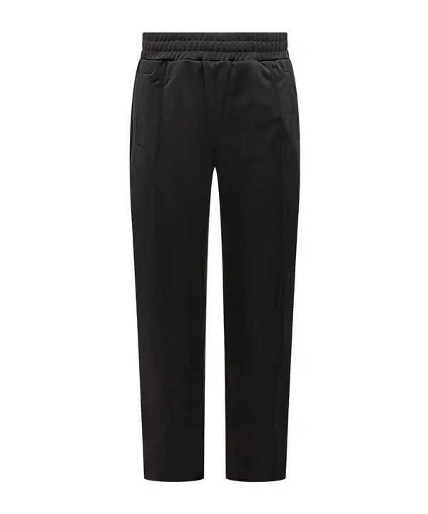 Palm Angels Curved Logo Elastic Waist Trousers