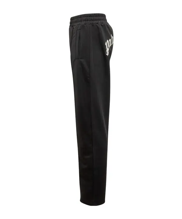 Palm Angels Curved Logo Elastic Waist Trousers