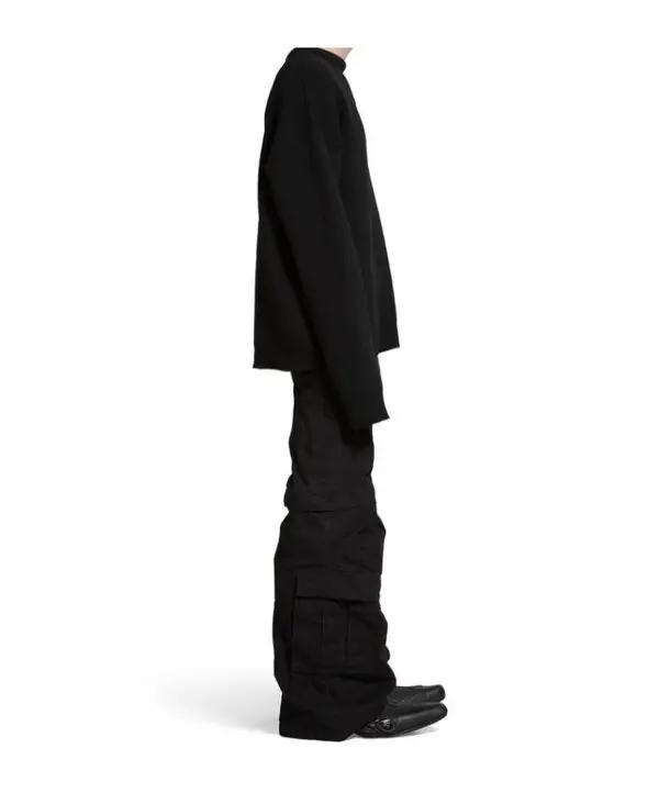 Balenciaga Logo Patch Knitted Jumper