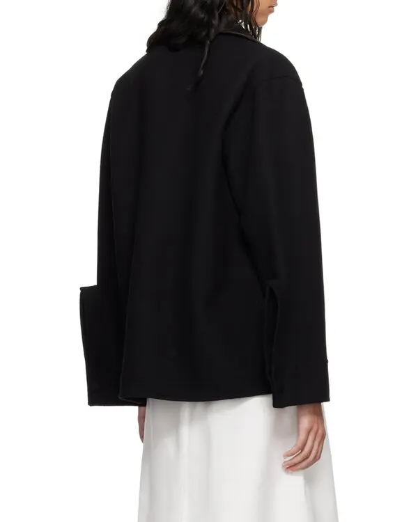 JIL SANDER Long-sleeved Overshirt With Button Closure