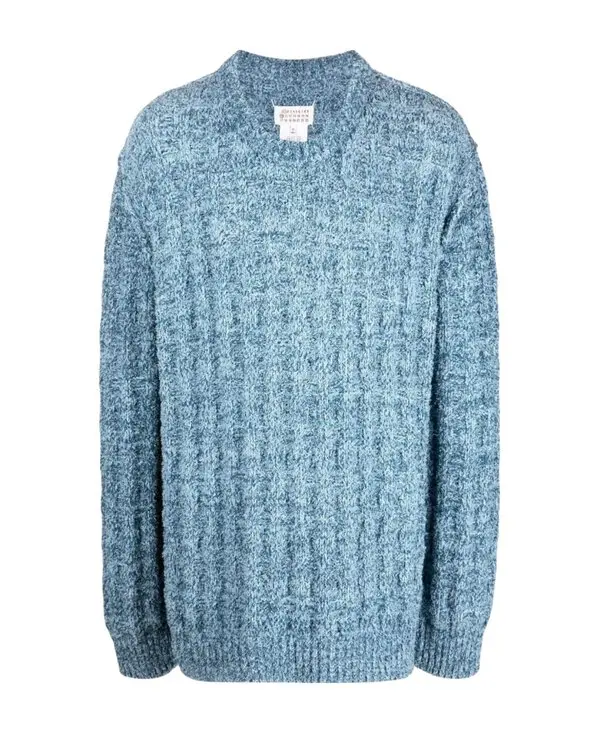 MAISON MARGIELA Ribbed-knit Crew Neck Jumper