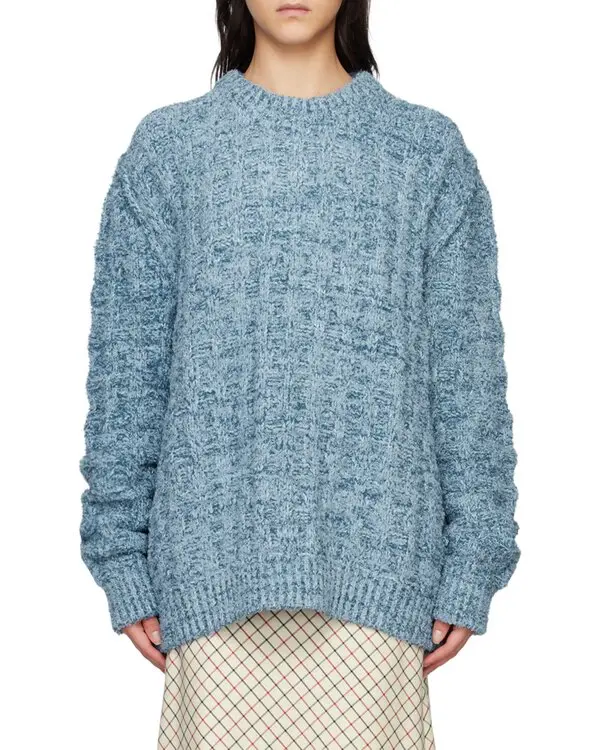 MAISON MARGIELA Ribbed-knit Crew Neck Jumper