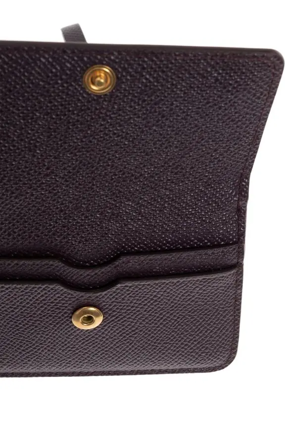 Dolce & Gabbana Textured Leather Mini Bag Wallet