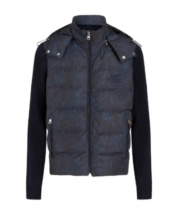 Etro Paisley-printed Padded Hooded Jacket
