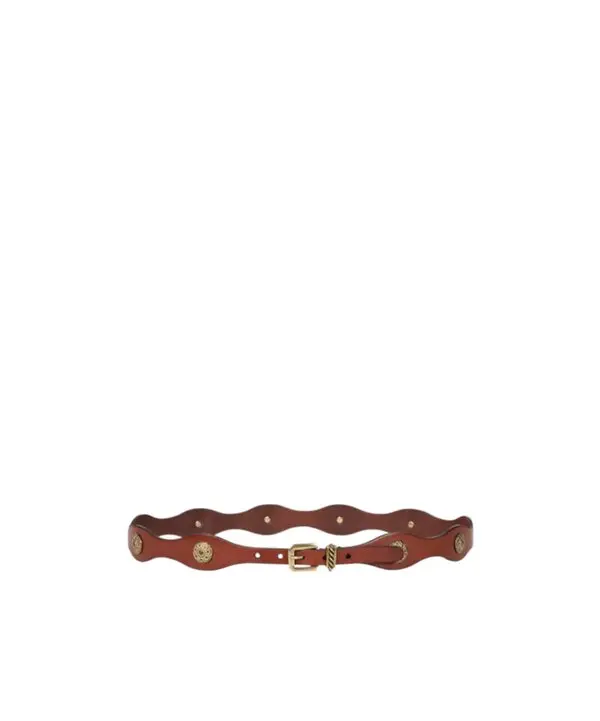 Etro Jewel Studs Belt - Red