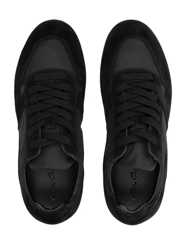 Rick Owens Panelled Lace-up Sneakers
