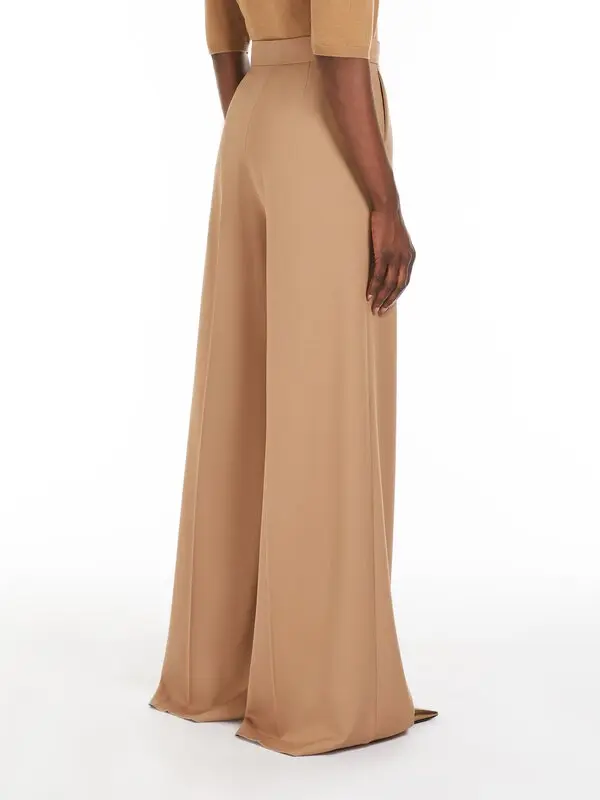 Max Mara Ninfa Wide-leg Trousers - Camel