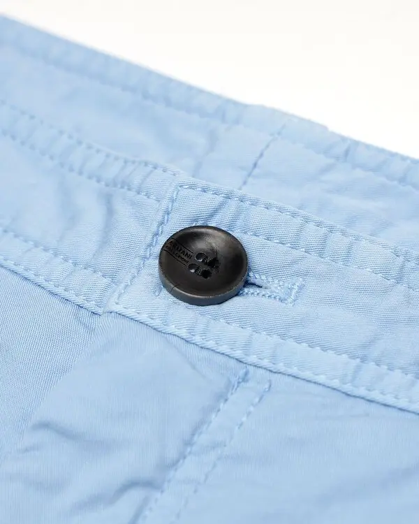 Emporio Armani Logo Detail Shorts - Blue