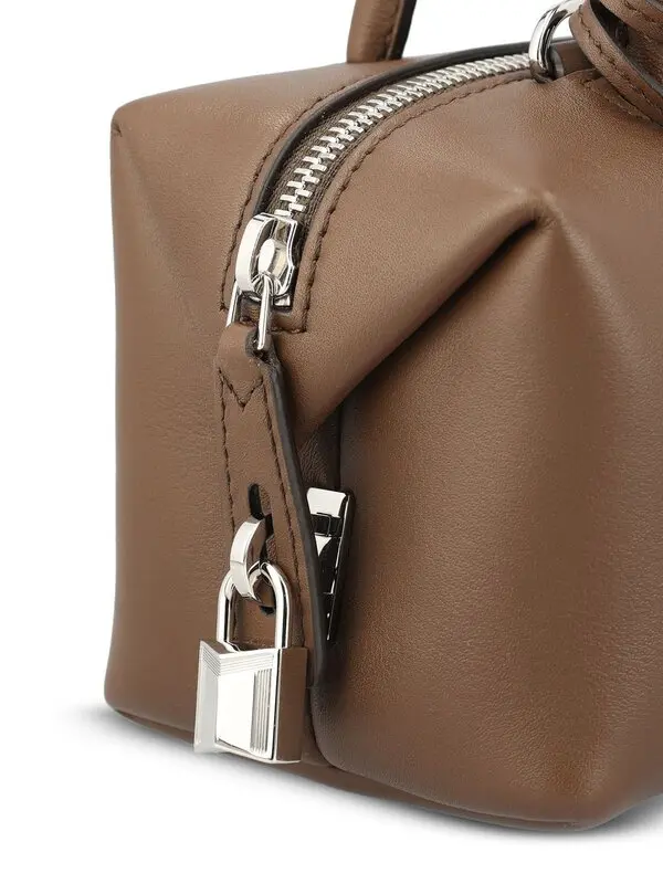 Max Mara Small Top Handle Bag With Detachable Shoulder Strap - Brown