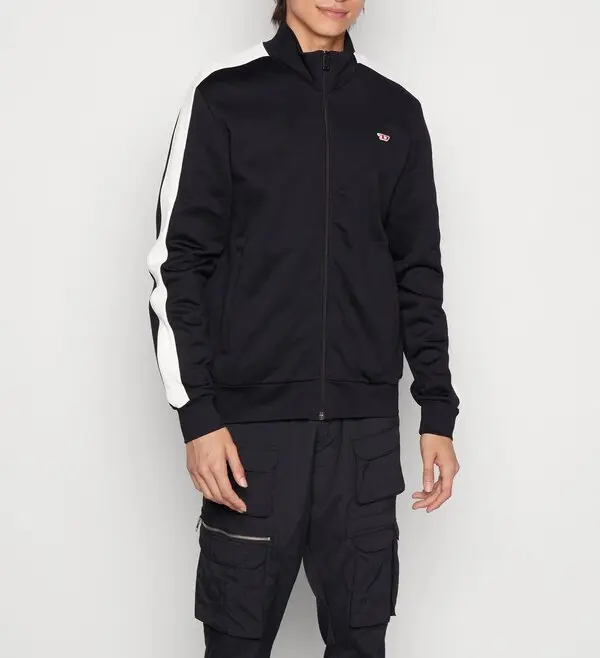DIESEL® Letter D Zipper Sweater