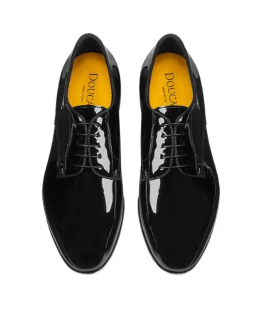 DOUCAL'S Patent Leather Derby Shoes