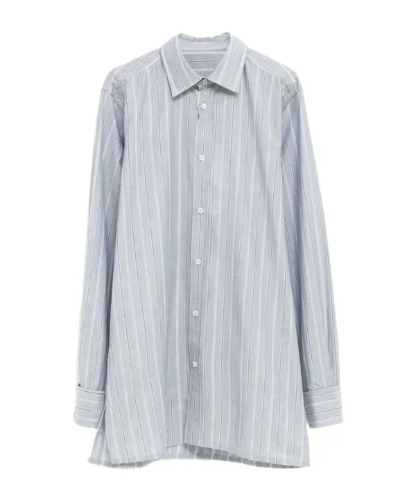 MAISON MARGIELA Candy-striped Shirt - White