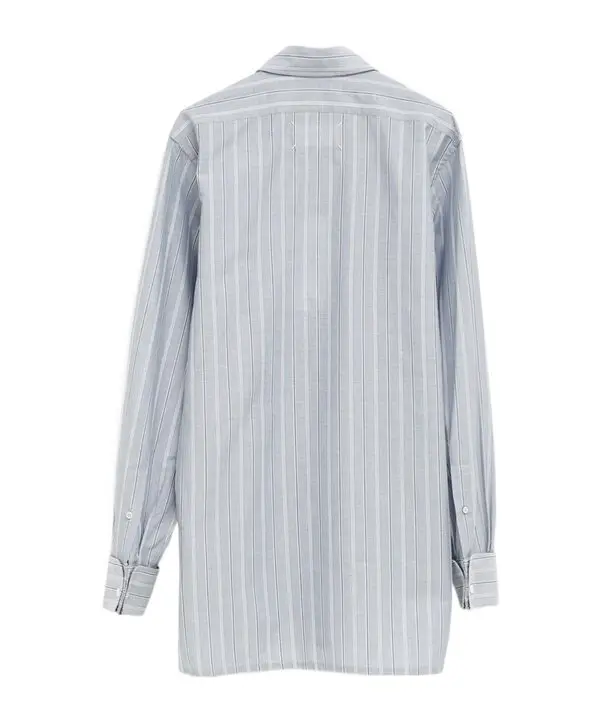 MAISON MARGIELA Candy-striped Shirt - White
