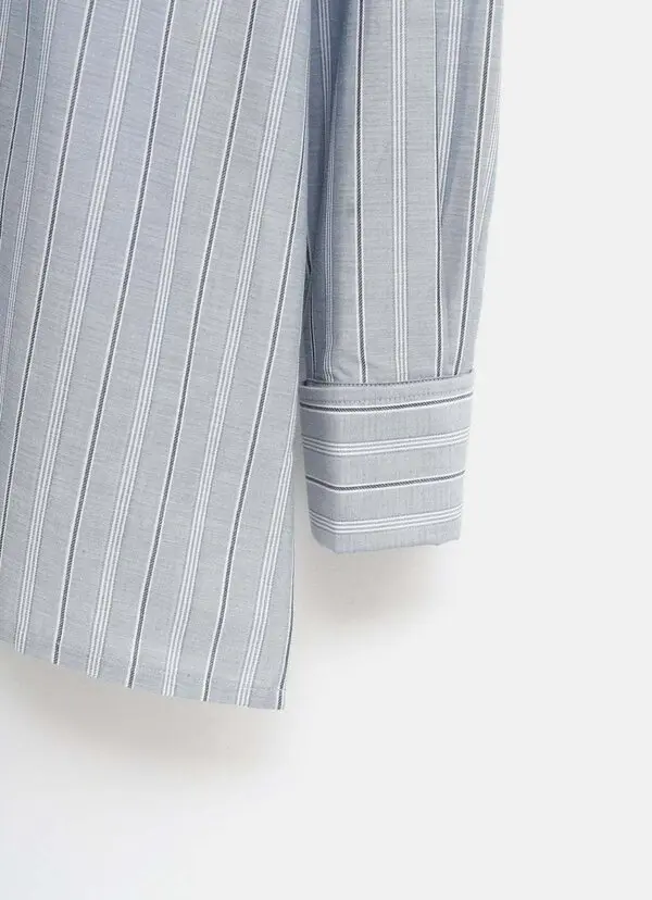 MAISON MARGIELA Candy-striped Shirt - White