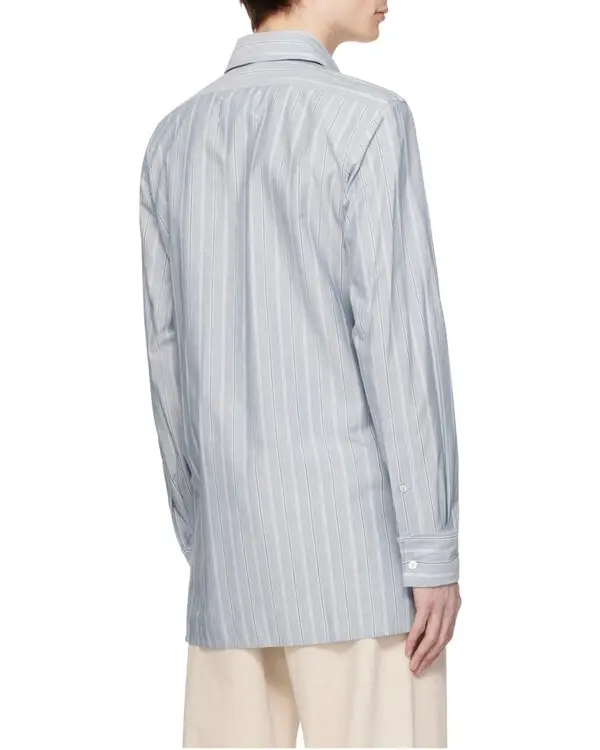 MAISON MARGIELA Candy-striped Shirt - White