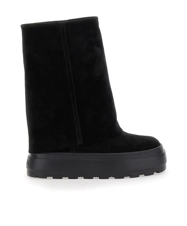 Casadei Layered Platform Boots