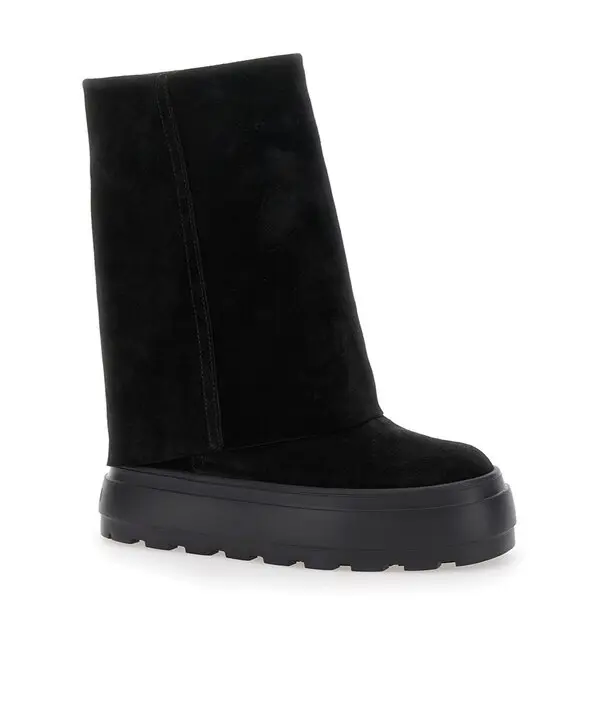 Casadei Layered Platform Boots