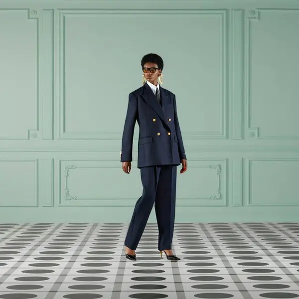 Gucci Light Tailored Cashmere Trousers - Blue