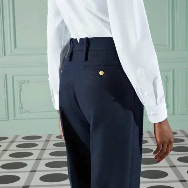 Gucci Light Tailored Cashmere Trousers - Blue