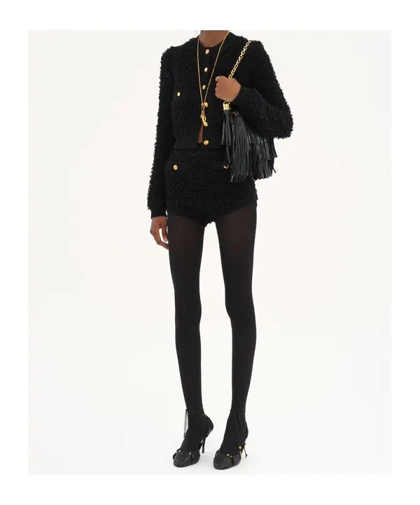 Chloé Fitted Cardigan With Gold-toned Buttons