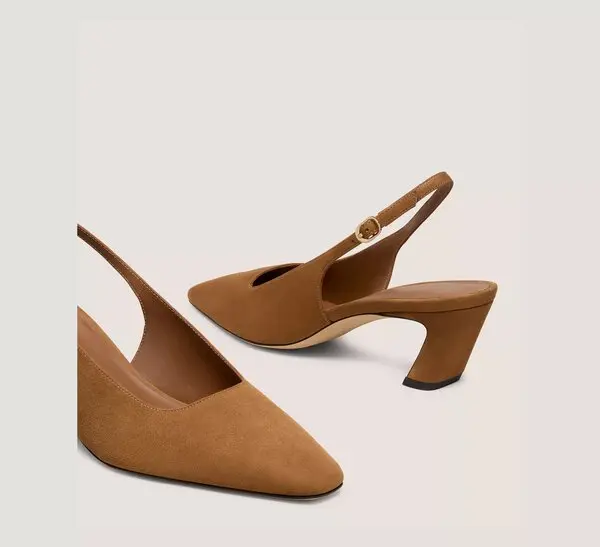 STUART WEITZMAN Stassi Slingback 50 High-heeled Sandals