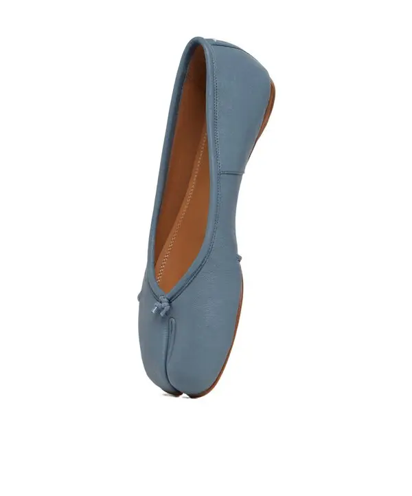 MAISON MARGIELA Tabi Ballet Flats - Gray-blue