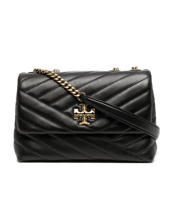 Tory Burch Kira Chevron Small Shoulder Bag - Black